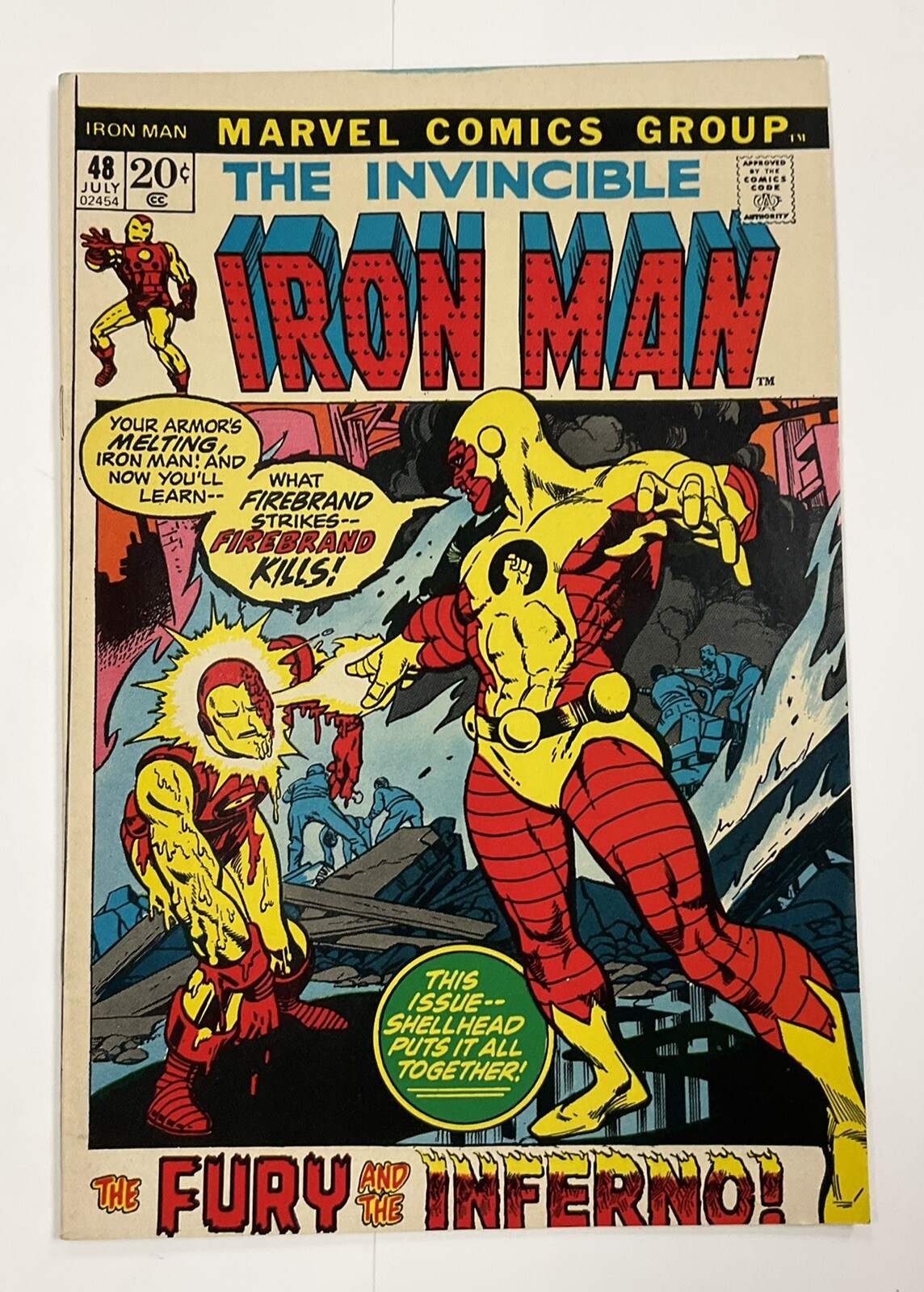 1972 Invincible Iron Man #48 Marvel Comics | eBay