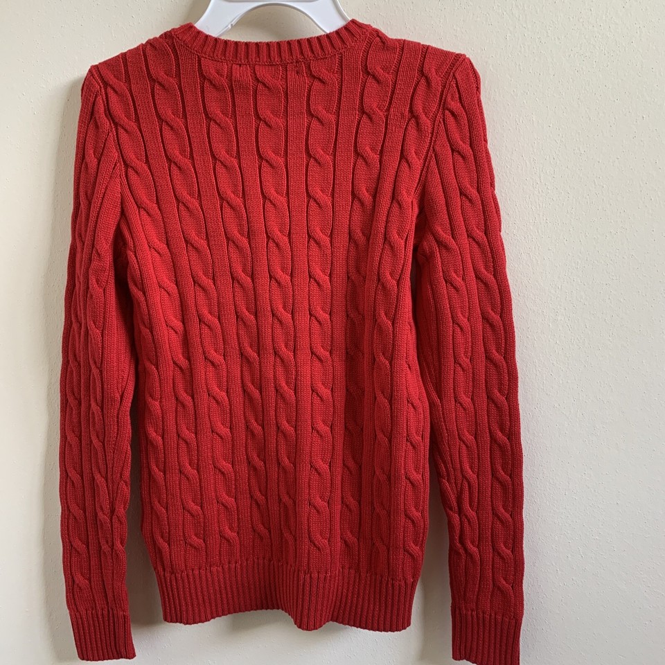 New Lauren Ralph Lauren Womens Sweater Red Size PXS | eBay
