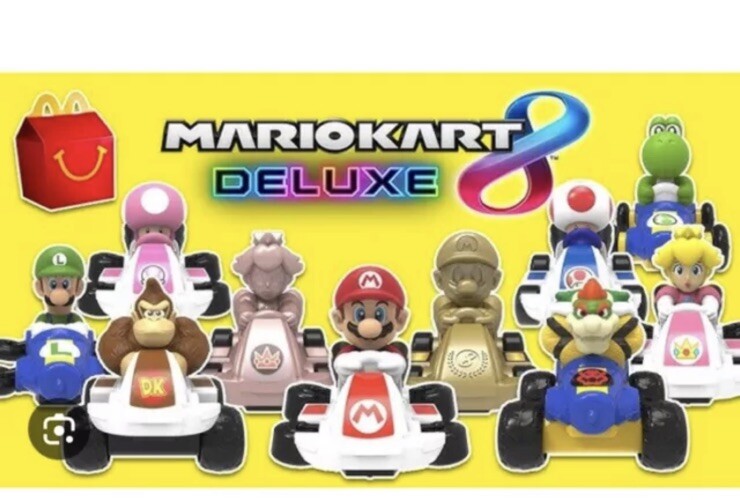 NEW Mario Kart 8 Deluxe GOLD MARIO - Nintendo Switch McDonald’s USA ...