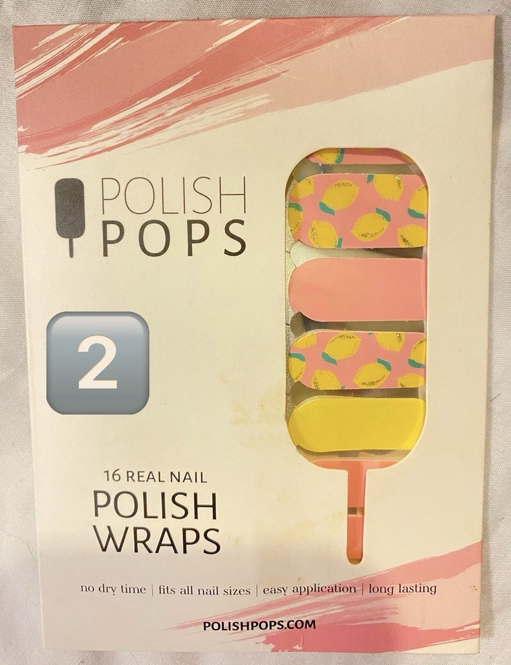 Polish Pops Real Nail Polish Wraps - Easy Application, Long Lasting | eBay