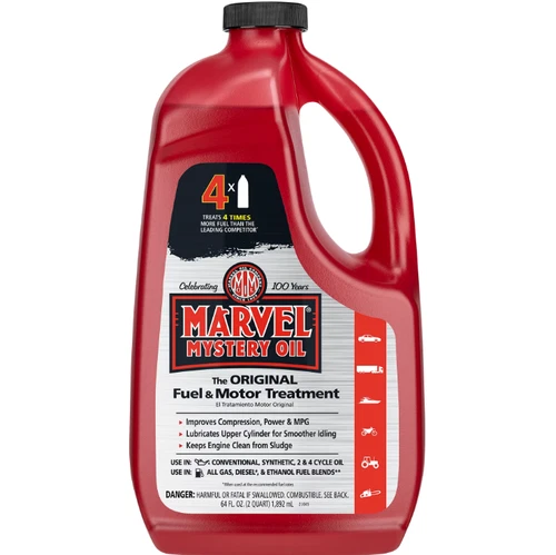 (4 Pack) Marvel Mystery Oil Additive & Fuel Treatment, 64 oz, Gas ...