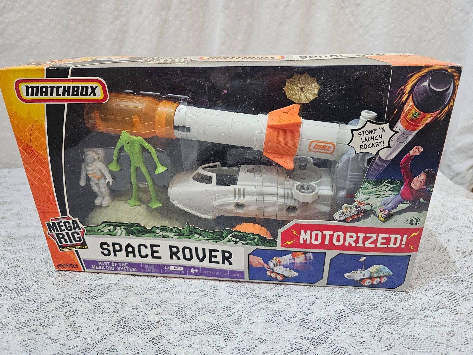 MEGA RIG Motorized Space Rover Mattel Matchbox RARE Playset NEW SEALED ...
