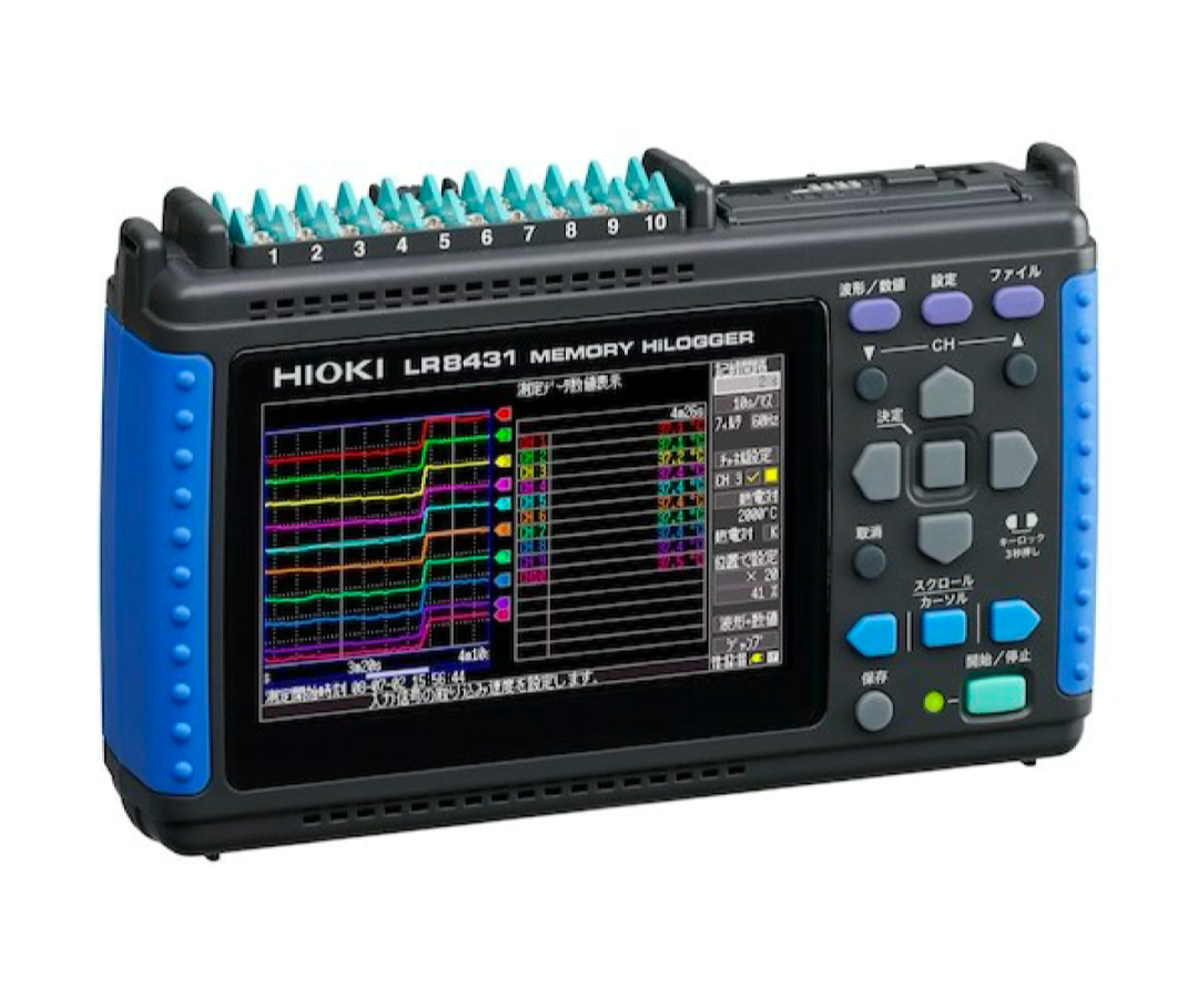 Hioki LR8431-20 10-Channel Portable Handheld Memory HiLogger New | eBay