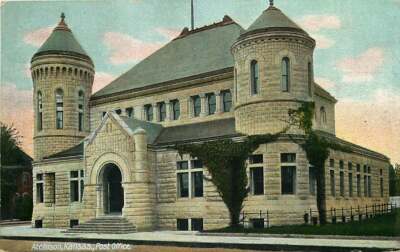 Postcard Post Office, Atchison, Kansas - Richardson Romanesque ...