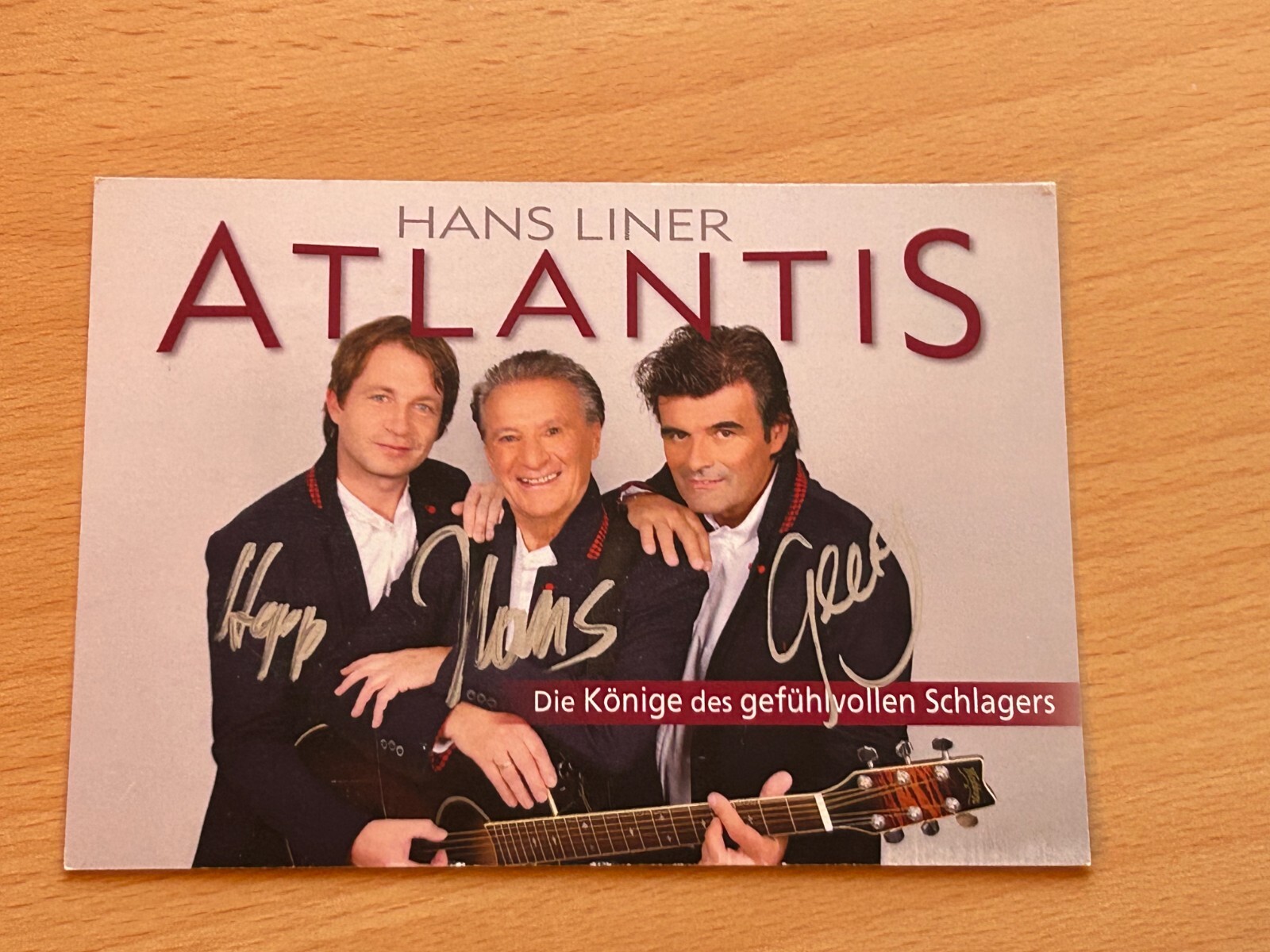 Atlantis & Hans Liner Band - Autogrammkarte original signiert - #S3293 ...
