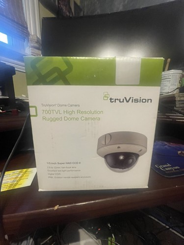 TruVision 600TVL High Resolution Rugged Dome Camera, 1/3" Super HAD CCD ...