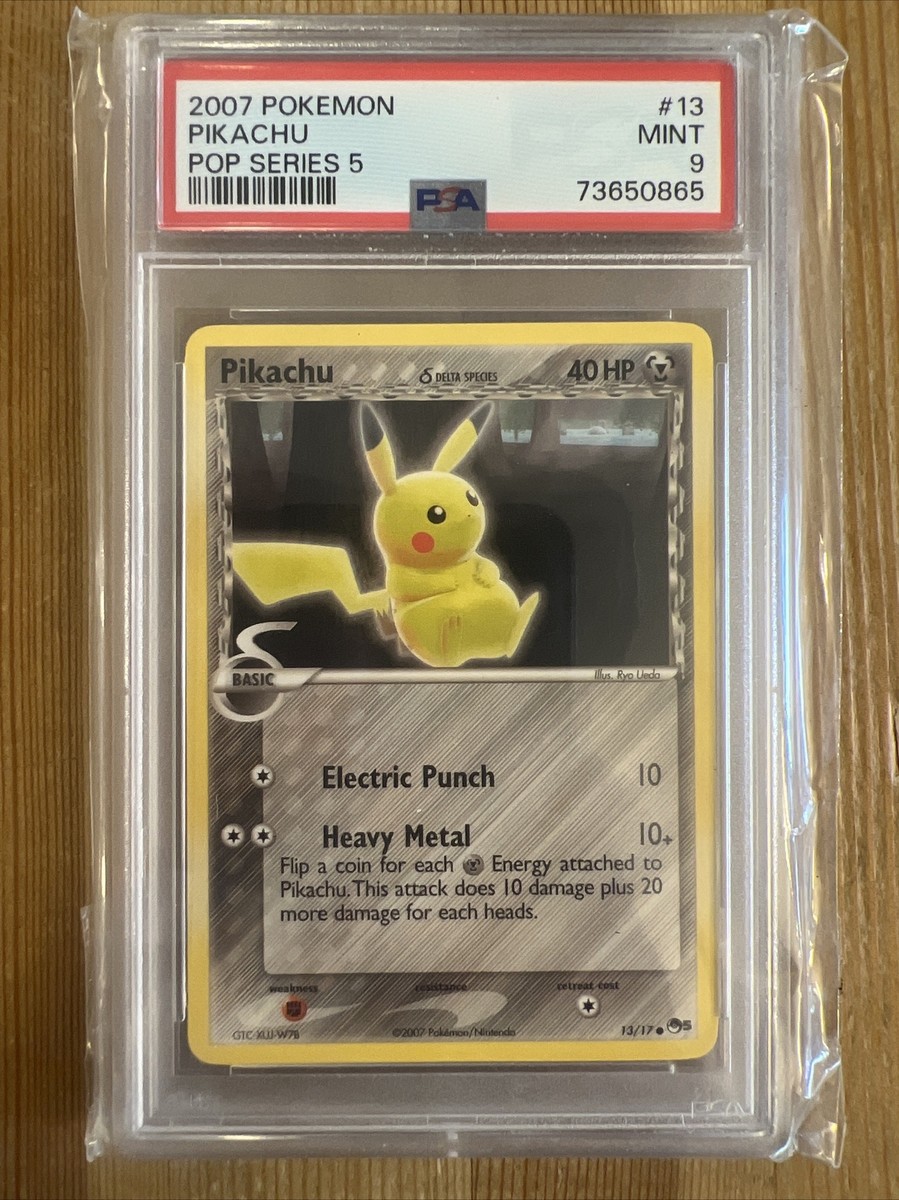 2007 Pikachu 13/17 Pop Series 5 PSA 9 Mint Pokemon TCG | eBay 2007 Pikachu 13/17 Pop Series 5 PSA 9 Mint Pokemon TCG | eBay