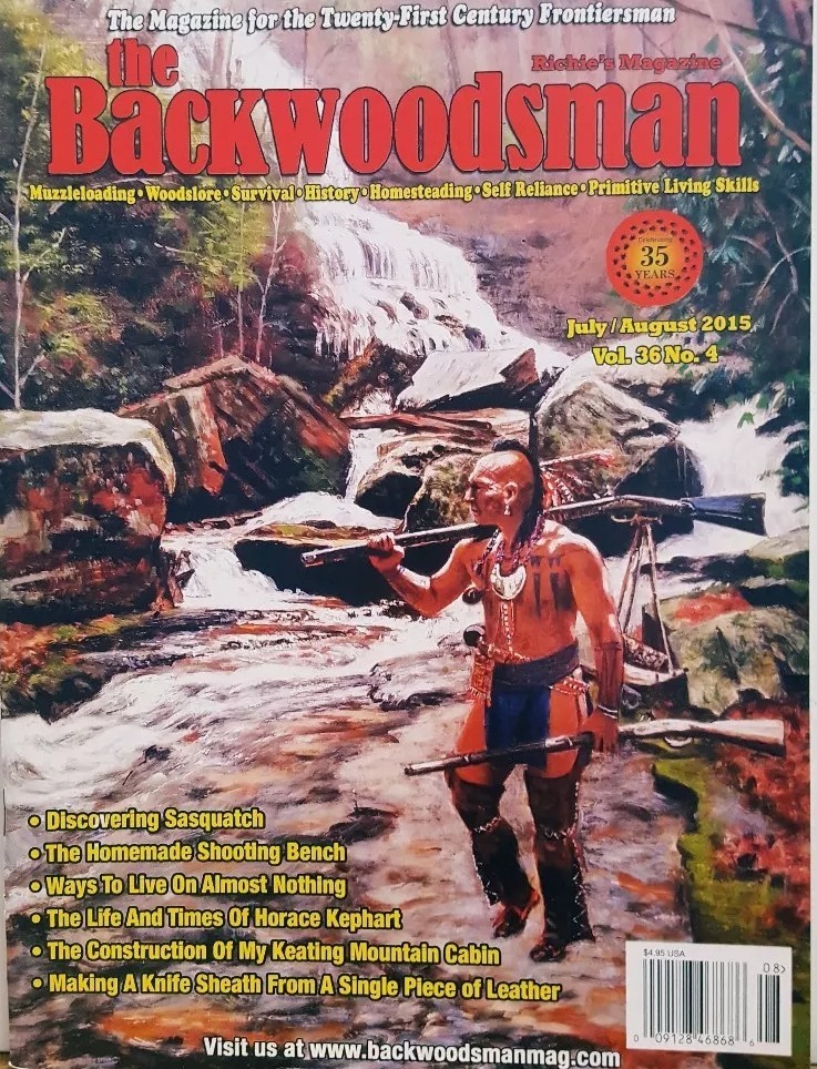 The Backwoodsman July Aug 2015 Discovering Sasquatch FREE SHIPPING CB ...