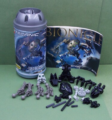 LEGO TECHNIC BIONICLE ONUA CANISTER KIT 8532 COMPLETE CANISTER & MANUAL ...