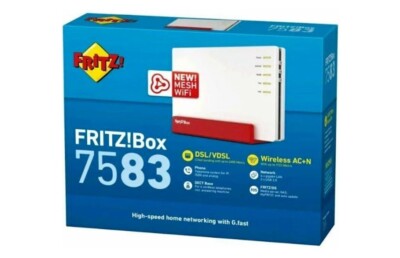 AVM FRITZ!Box 7583 High-End WLAN AC + N Router (inkl. 2 ISDN S0 ...