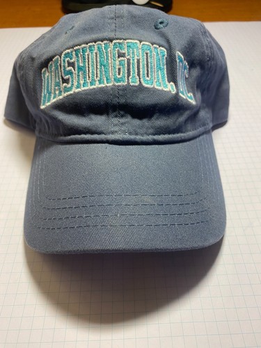 Washington DC Hat Baseball Cap Adjustable Strap Embroidered Lettering ...