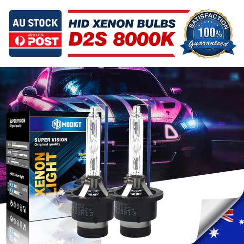 2* D2S 8000K HID Xenon Headlight Globes Replace for Philips for Osram ...