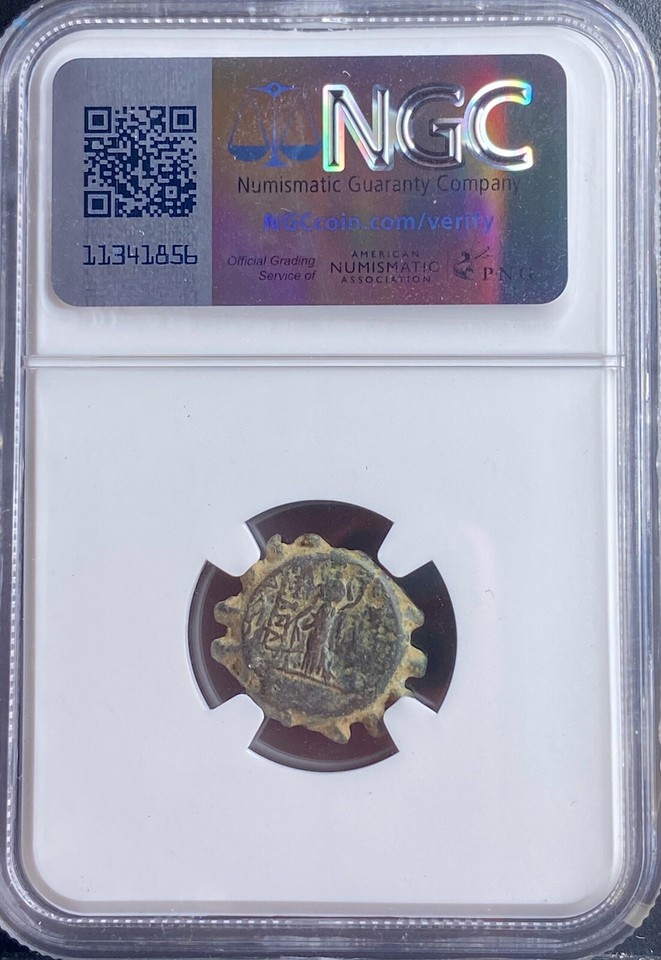 NGC Ancient Greek Seleucid Kingdom Certified 128-122BC Coin Alexander ...