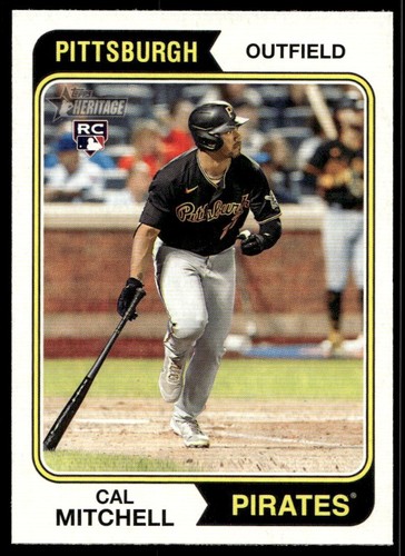 2023 Topps Heritage Cal Mitchell Rookie G52 Pittsburgh Pirates #66 | eBay