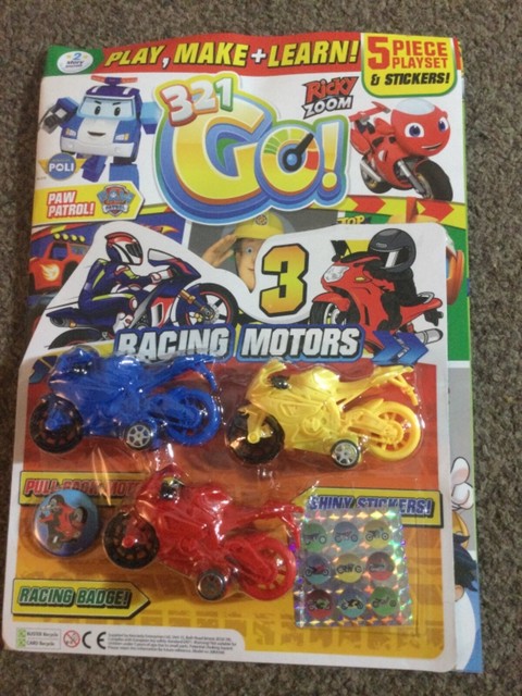 321 Go Magazine #32 2021 Ricky Zoom Octonauts Fireman Sam & More Racing ...
