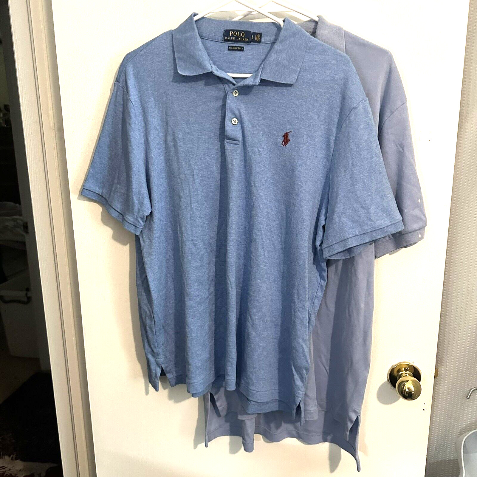 Polo Ralph Lauren Mens Light Blue Polo Set of 2 Size … - Gem