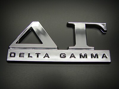 Delta Gamma Car Emblem Sticker Logo Badge Decal | EM0123 | Genuine OEM ...