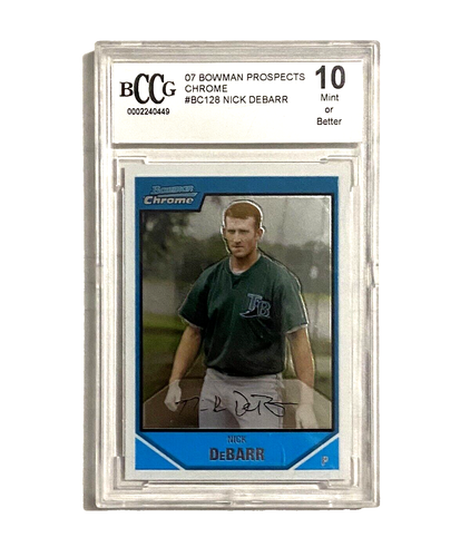 2007 MLB Bowman Chrome Prospects | Nick Debarr RC | #BC128 | BCCG10 | eBay