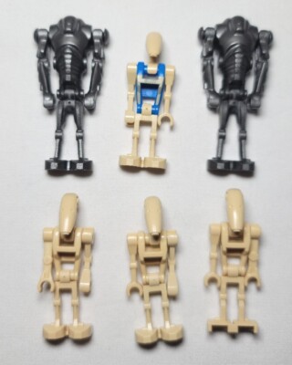 Lego Star Wars BATTLE DROID LOT Super Blue Pilot Lot 75085 Minifigure ...