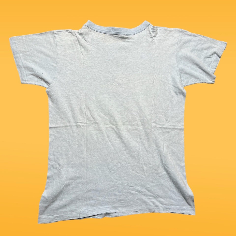 Vintage Schmidts Beer T Shirt 1970s Men’s Large Baby Blue Vtg 70s Beer ...