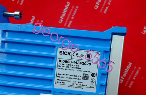 SICK Industrial Barcode Scanner ICD890-44342020 1092550 New fedex or ...