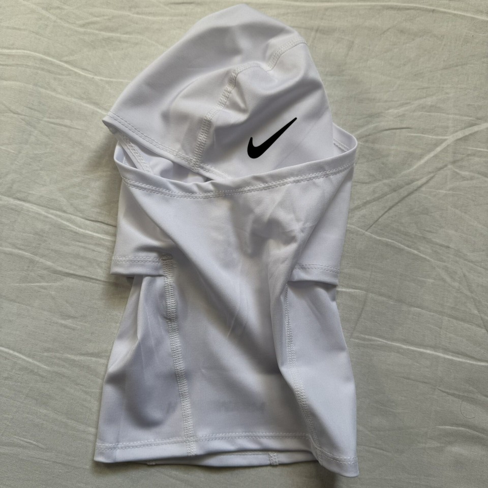 Nike Pro Therma-Fit Hyperwarm Balaclava Hood Mask White Nike Shiesty 🔥 ...