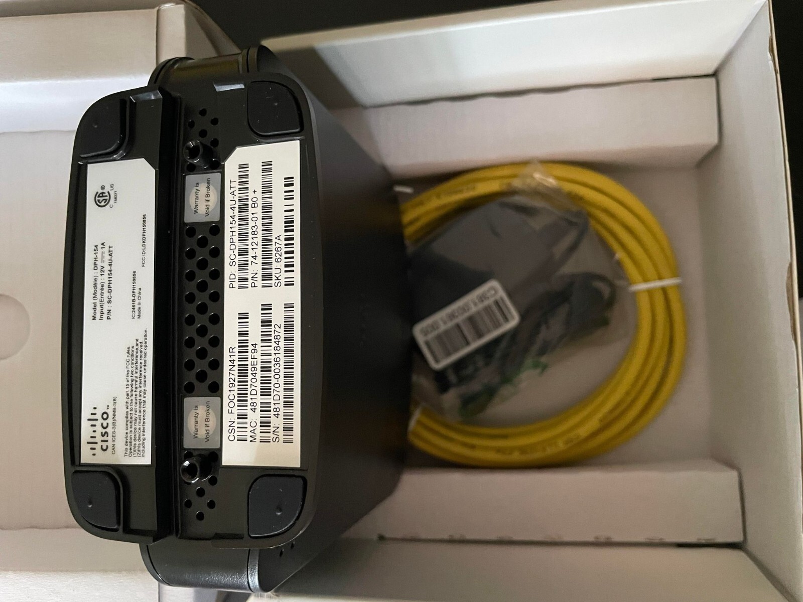 AT&T CISCO MicroCell 4G/LTE Wireless Cell Signal Booster Antenna DPH ...