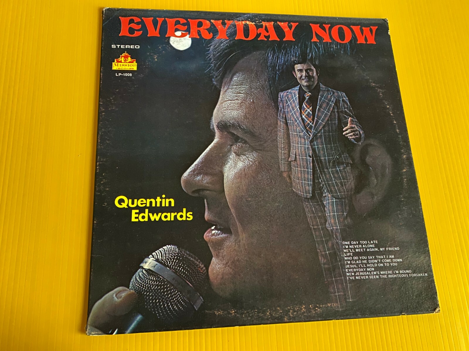 Quentin Edwards Everyday Now Mission Records VINYL Gospel LP Stereo | eBay