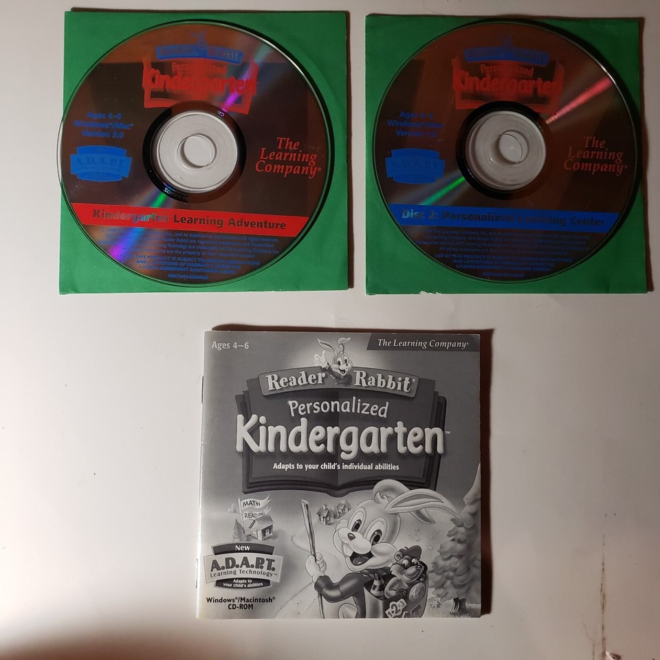 Kids Educational CD-ROM 100+ Games YOU PICK - Reading, Math, Puzzle ...