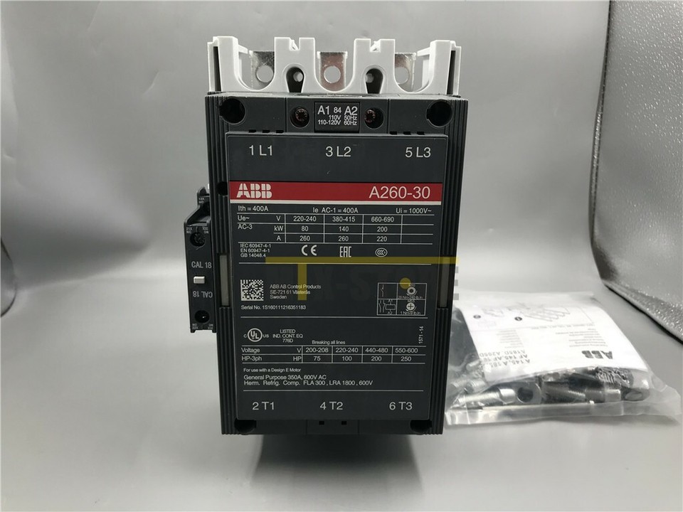 New In Box A260-30-11 Contactor 110V、220-230V 50Hz / 230-240V 60Hz、380 ...