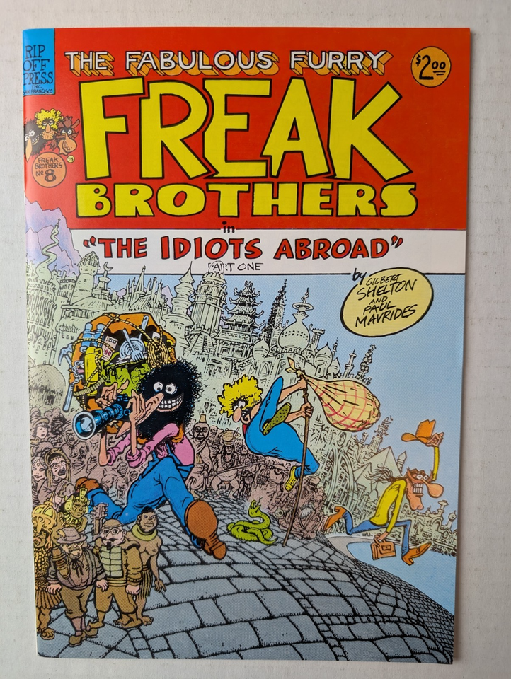 Fabulous Furry Freak Brothers #4 5 6 7 8 Lot Rip Off Comics Shelton ...