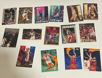 lot of 15 old basketball cards including hall of fame players | eBay