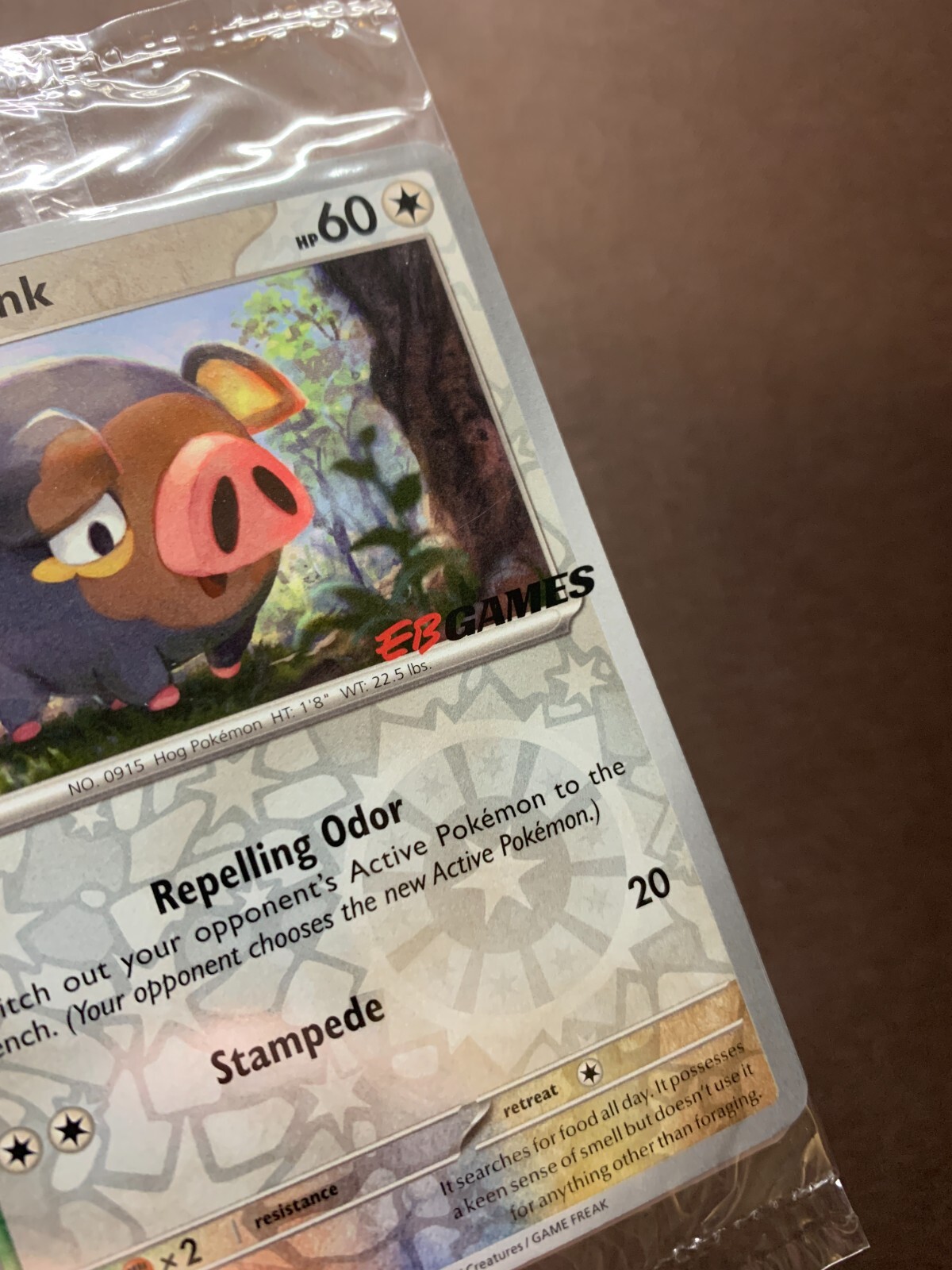 Lechonk - 154/198 - Reverse Holo EB Games Stamp - Sealed Promo ...