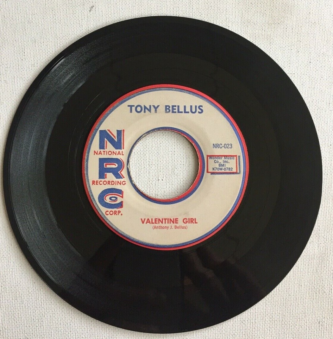 TONY BELLUS, ROBBIN' THE CRADLE, NRC#023, ROCKABILLY 45 RECORD, 1959 | eBay