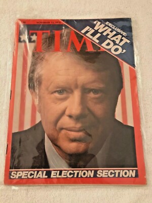 TIME MAGAZINE November 15,1976 Jimmy Carter Special Election Section | eBay
