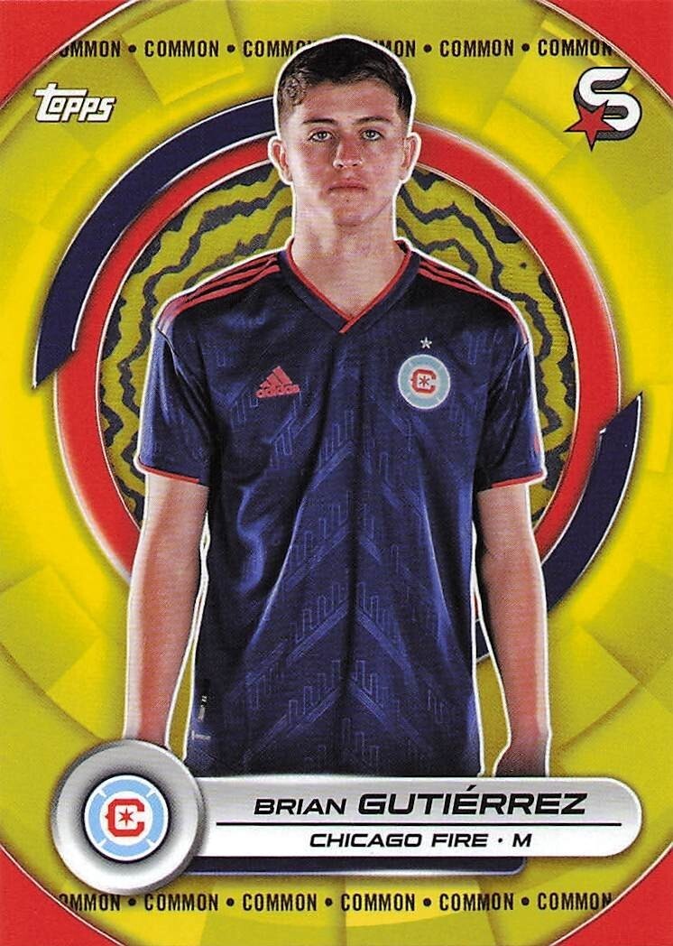 2024 Topps Mls Superstars - Brian Gutierrez #83 Common Yellow for sale ...