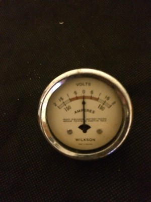 VINTAGE Wilkinson Volt and AMPERES METER | eBay