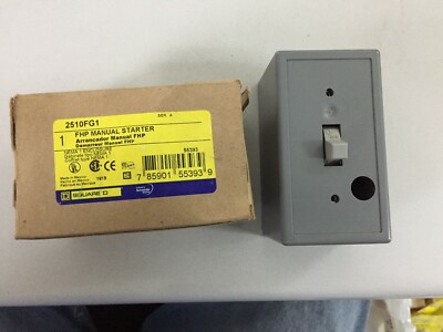 SQUARE D 2510FG1 MANUAL STARTER | eBay
