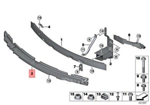 Genuine BMW X5 F15 X5 25d 25dX 28iX 30dX 35dX Shock Absorber Front ...