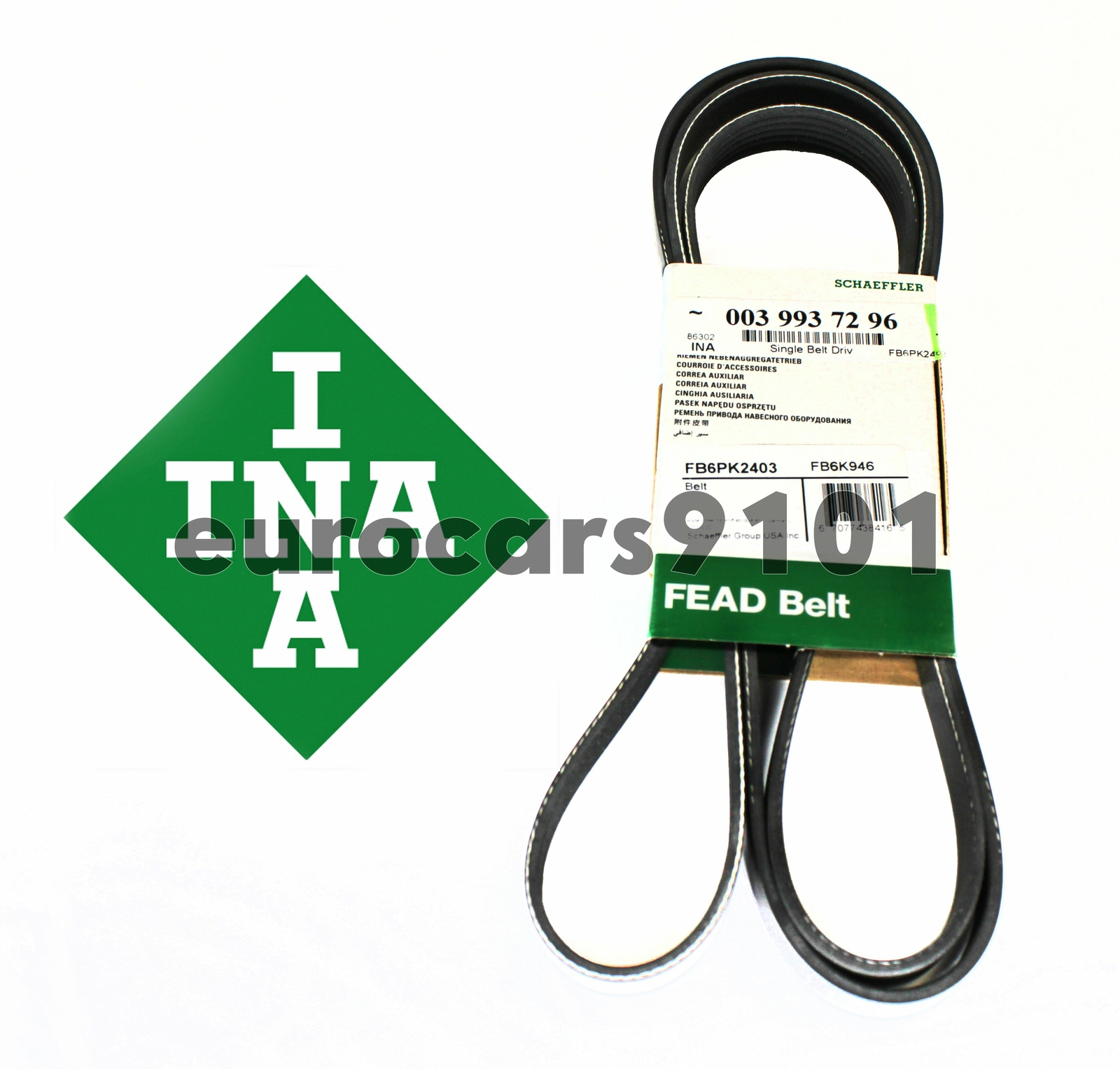 New! Audi Q5 INA Serpentine Belt FB6PK2403 0039937296 | eBay