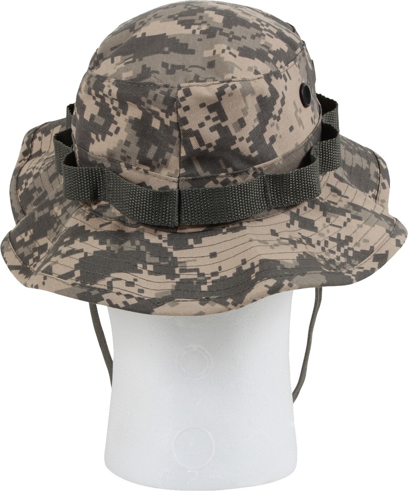 Rothco Tactical Boonie Hat Camo Bucket Wide Brim Sun Fishing Bush ...