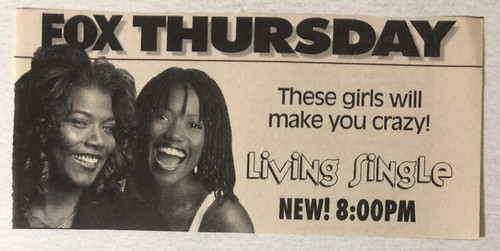 Living Single Vintage Print Ad Queen Latifah Kim Coles Kim Fields TPA20 ...