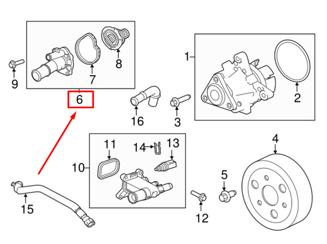 Genuine Jaguar Thermostat JDE28115 OEM for sale online | eBay