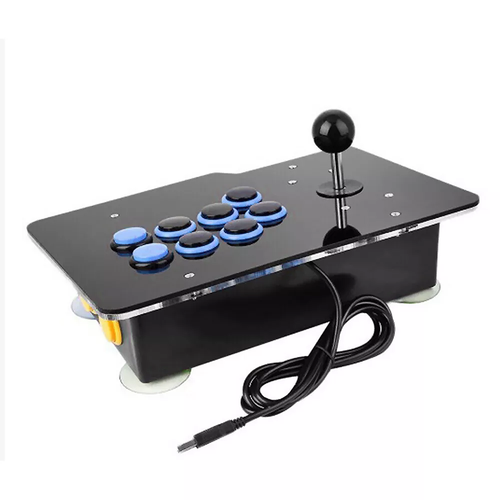 Wired Arcade Fight Stick Joystick USB Arcade Games Controller for PC ...