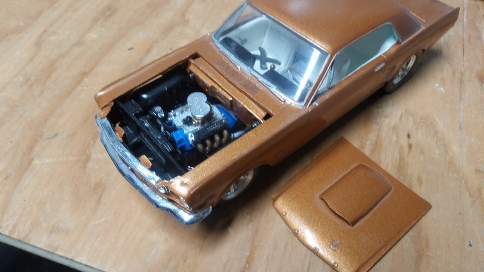 Vintage- Original 1965 Mustang Plastic Built-Up Model Car- Excellent ...