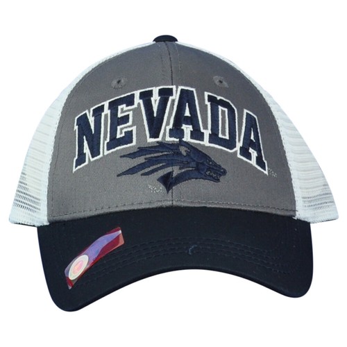 NCAA Captivating Nevada Wolf Pack Trucker Mesh Snapback Youth Kids Hat ...