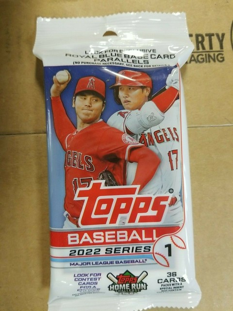2022 Topps Series 1 Fat Pack Case x 1 - Factory - 108 Packs - MLB for ...