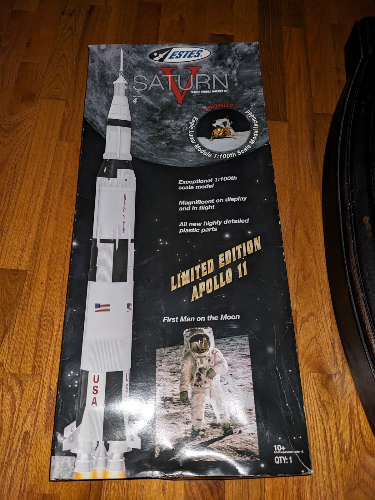 ESTES #1969 1/100 SCALE SATURN V FLYING MODEL ROCKET NEW OPEN BOX | eBay