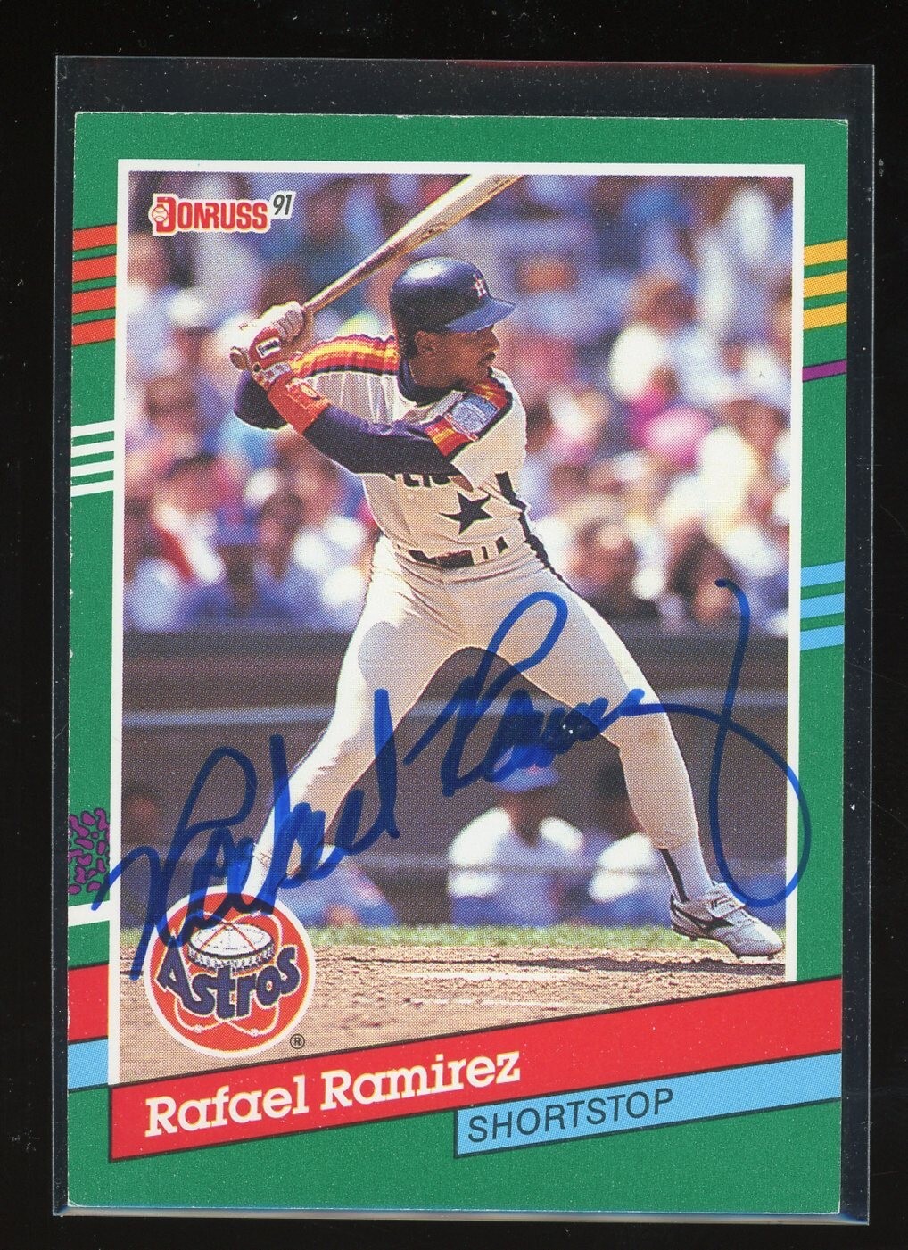 1991 Donruss RAFAEL RAMIREZ Signed Card autograph ASTROS BRAVES | eBay
