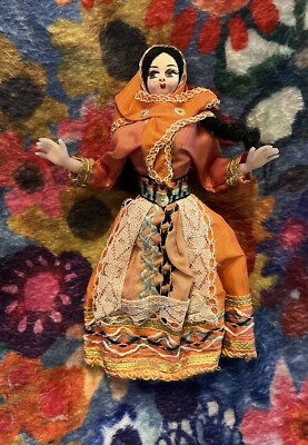 Vintage Greek Cloth Doll With Dress 6” | eBay